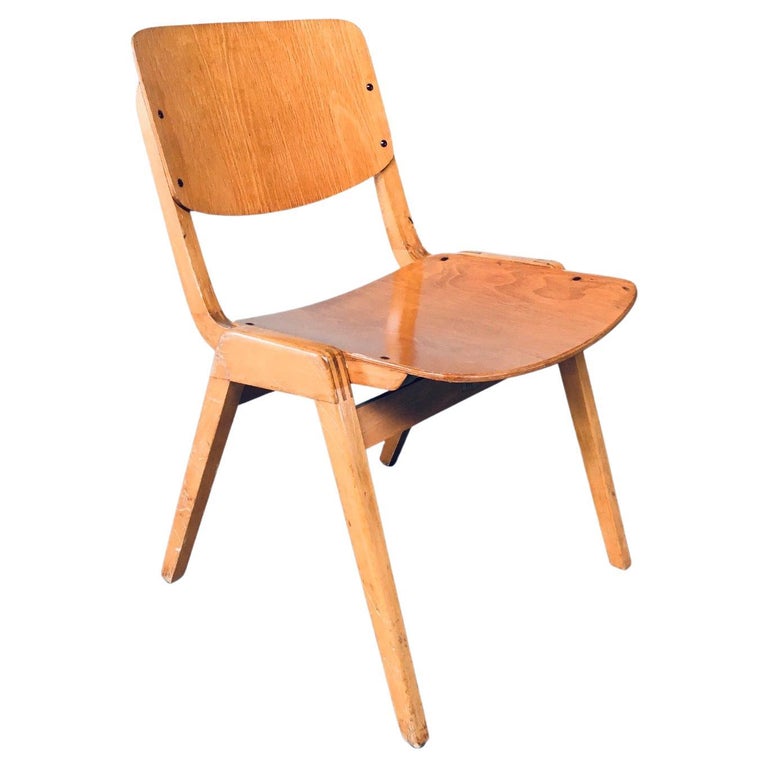 Mid-Century Modern Design Stacking Chair Set of 10 by Thonet, Germany ...