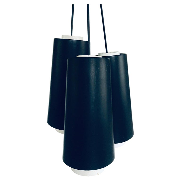 Mid-Century Modern Dutch Design 3 Pendant Lamps by RAAK, Holland 1960's ...