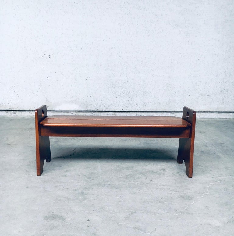 Mid-Century Modern Dutch Design Side Bench, Netherlands, 1960's For ...