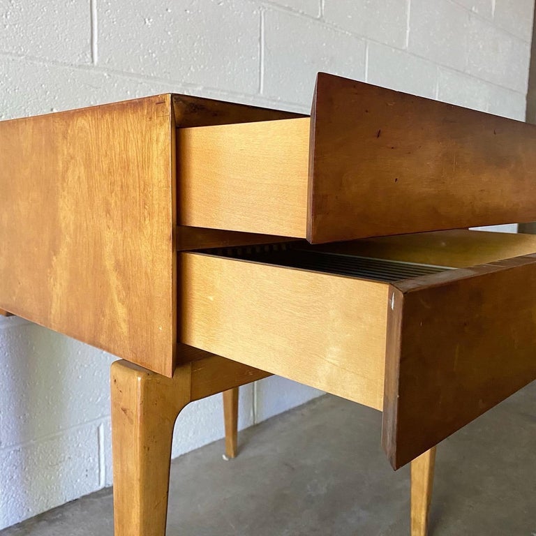 Midcentury Modern maple side table IMO Edmond Spence, Gio Ponti or ...