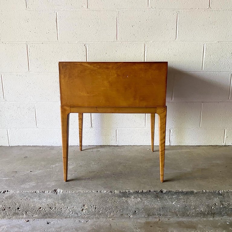 Midcentury Modern maple side table IMO Edmond Spence, Gio Ponti or ...