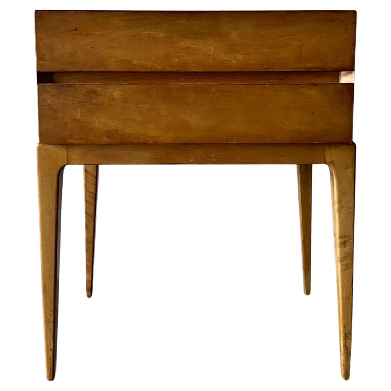 Midcentury Modern maple side table IMO Edmond Spence, Gio Ponti or ...