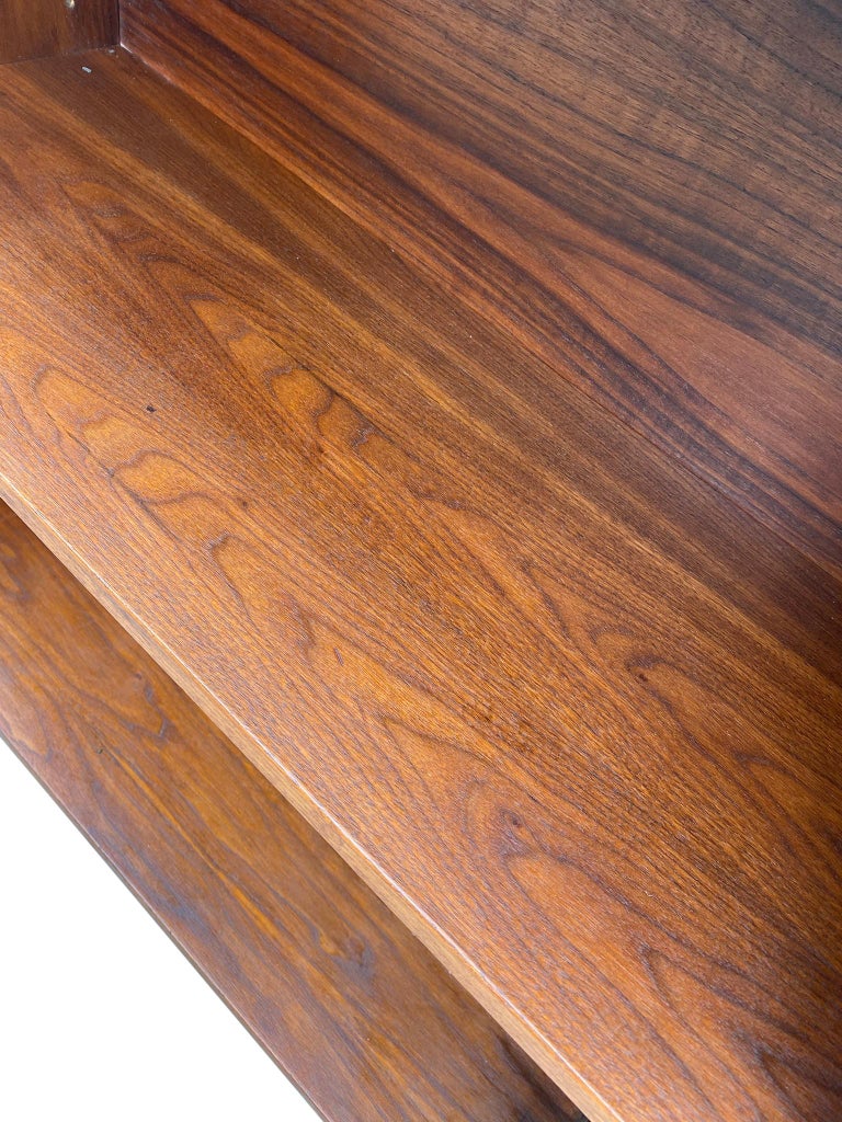 Mid-Century Modern Nakashima Style Single Bookcase Walnut American ...