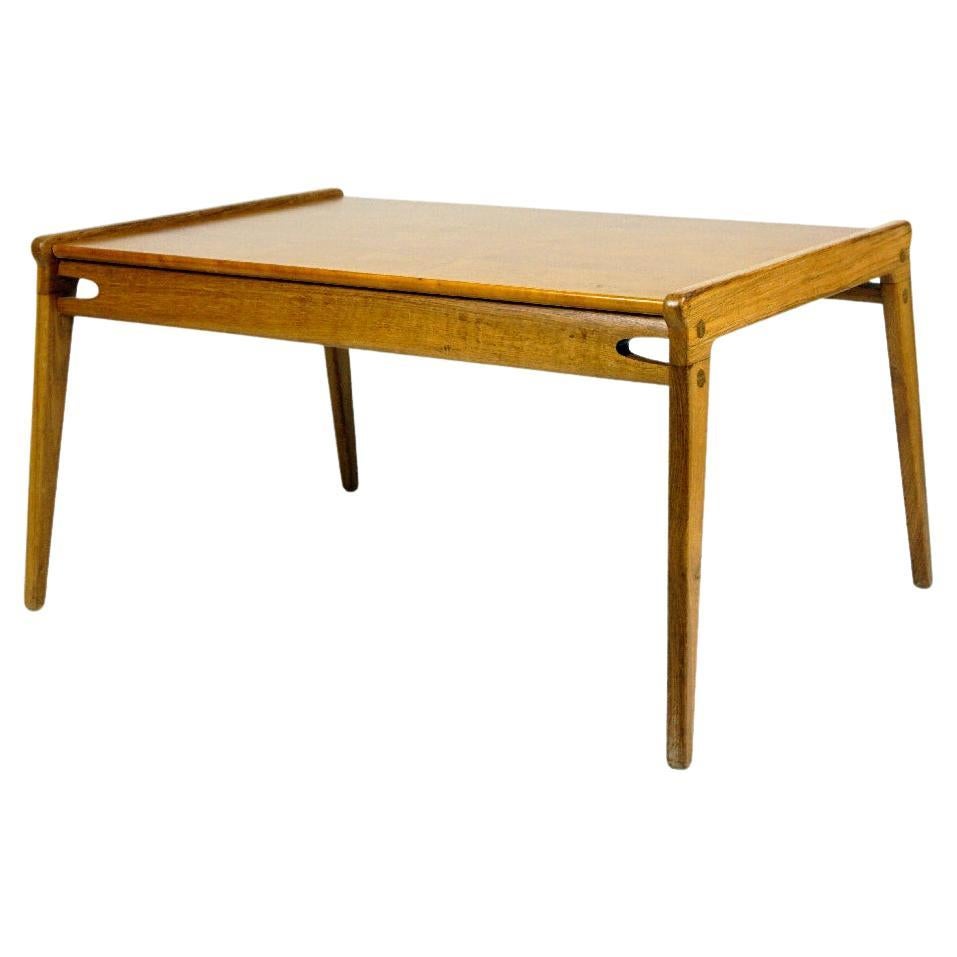 Midcentury Modern Oak Hunting Coffee Table by Heinz Heger Germany For ...
