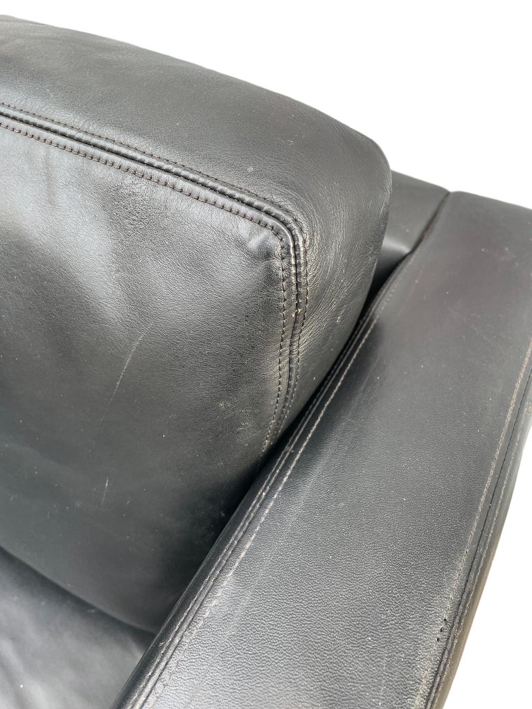 Mid-Century Modern Pfister Cube Lounge Chairs for Knoll in Black ...