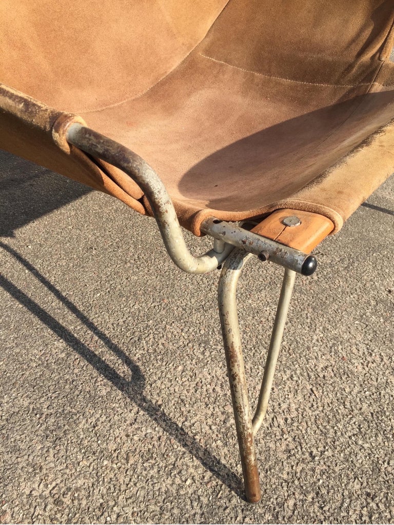 Midcentury Modern Rare Danish Easychair from 1954 by Erik Ole Jørgensen For Sale at 1stDibs