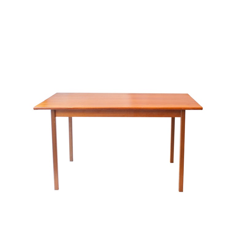 Mid-Century Modern Rectangular Teak Wood Swedish Dining Table, 1960 For ...
