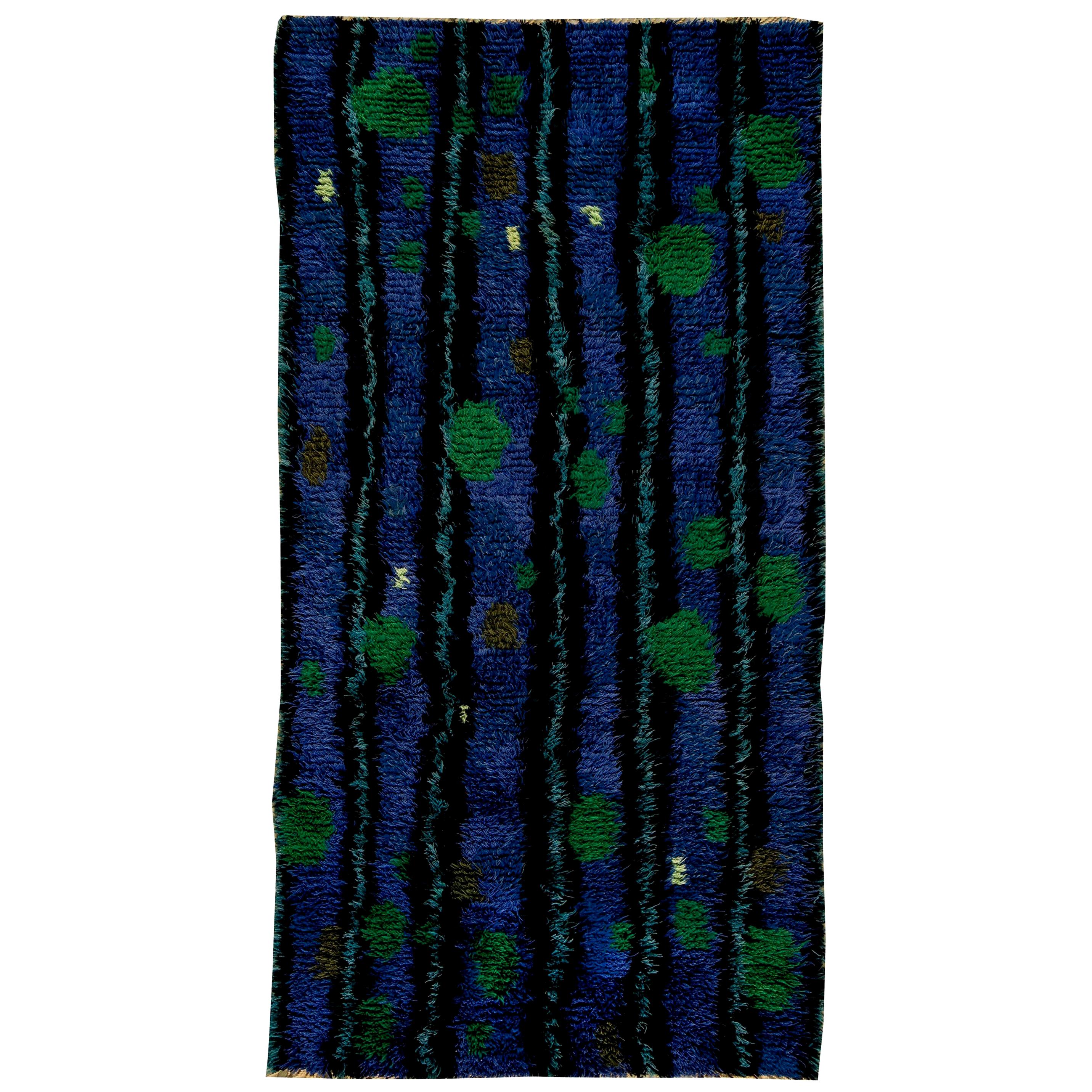 Swedish mid-century "rya" rug designed by Marianne Richter at 1stDibs