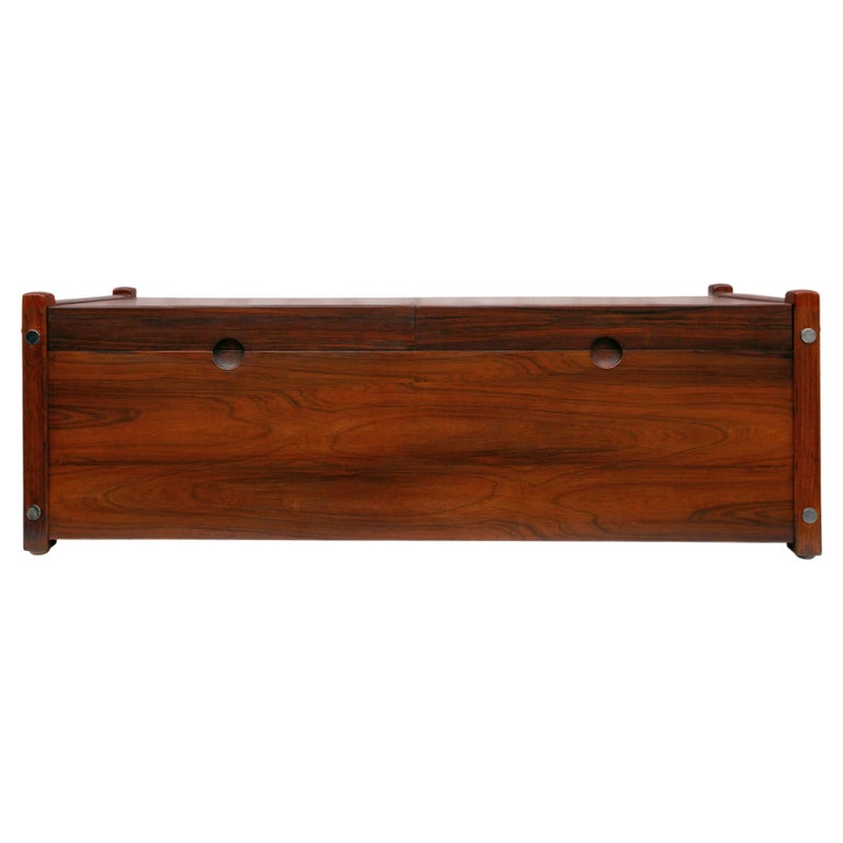 Mid Century Modern Trunk Model Sabara” In Hardwood By Sergio Rodrigues