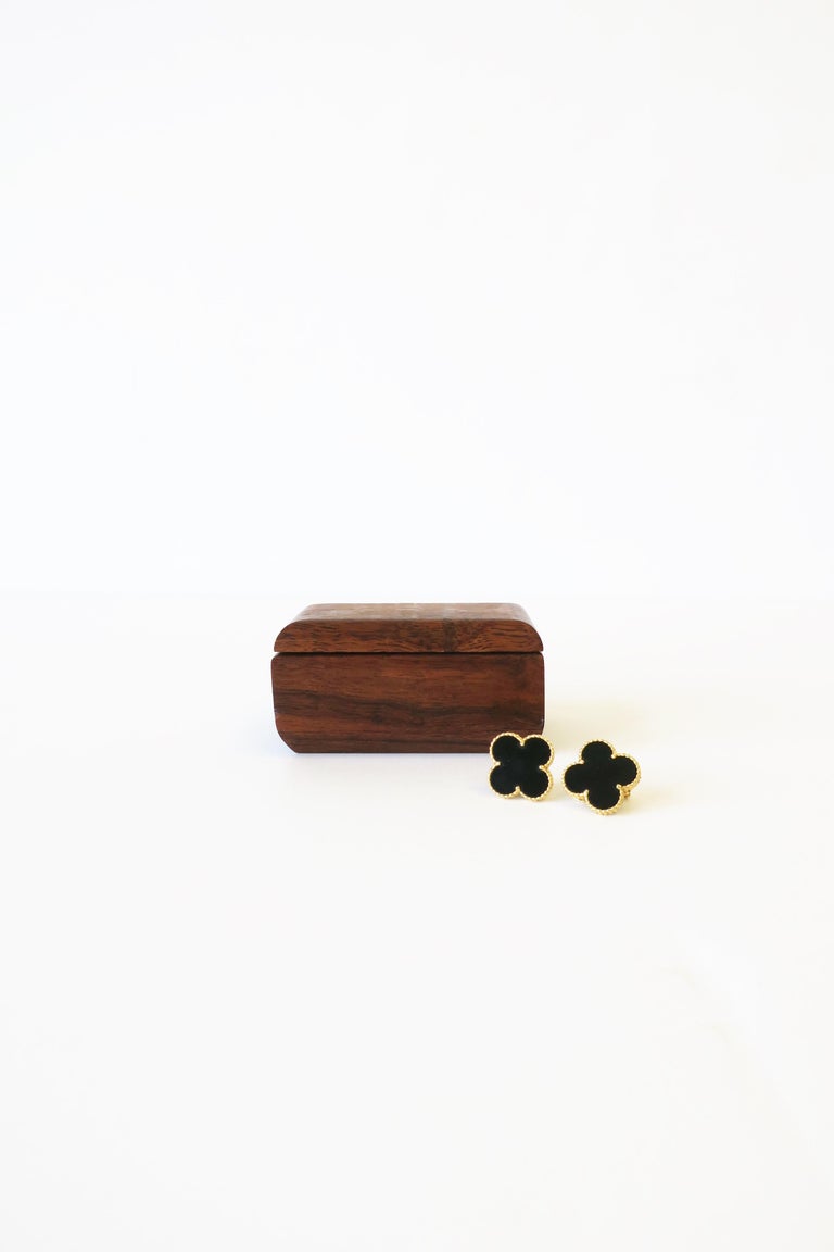 Midcentury Modern Wood Box For Sale at 1stDibs