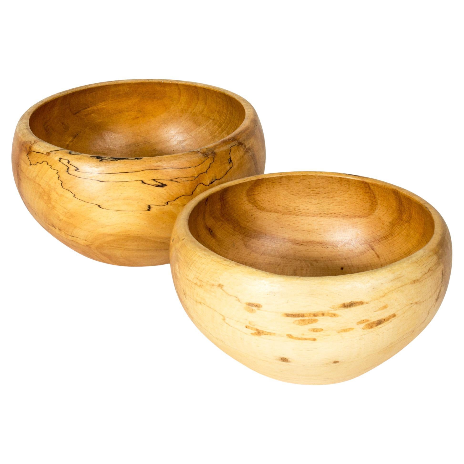 Midcentury Modern Wooden Bowls by Gösta Israelsson, Sweden, 1950s For ...