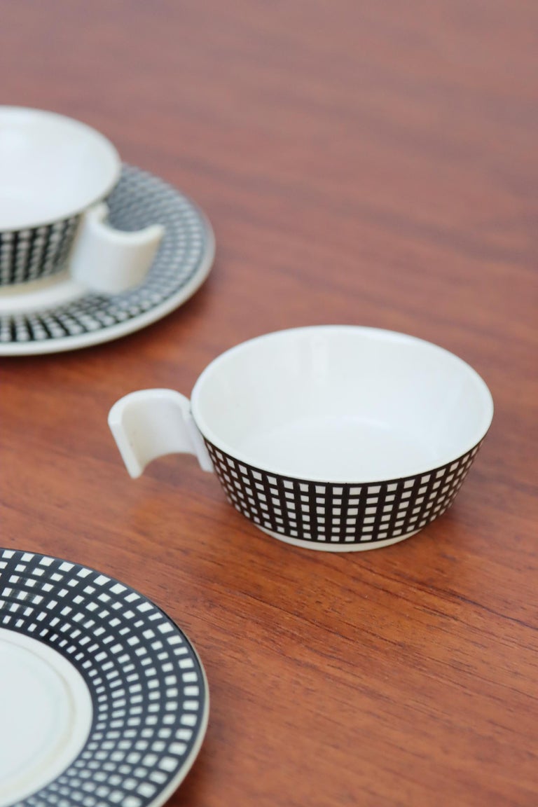 Midcentury Modernist Coffee Tea Set by Rometti Umbertide Italy 1947 at ...