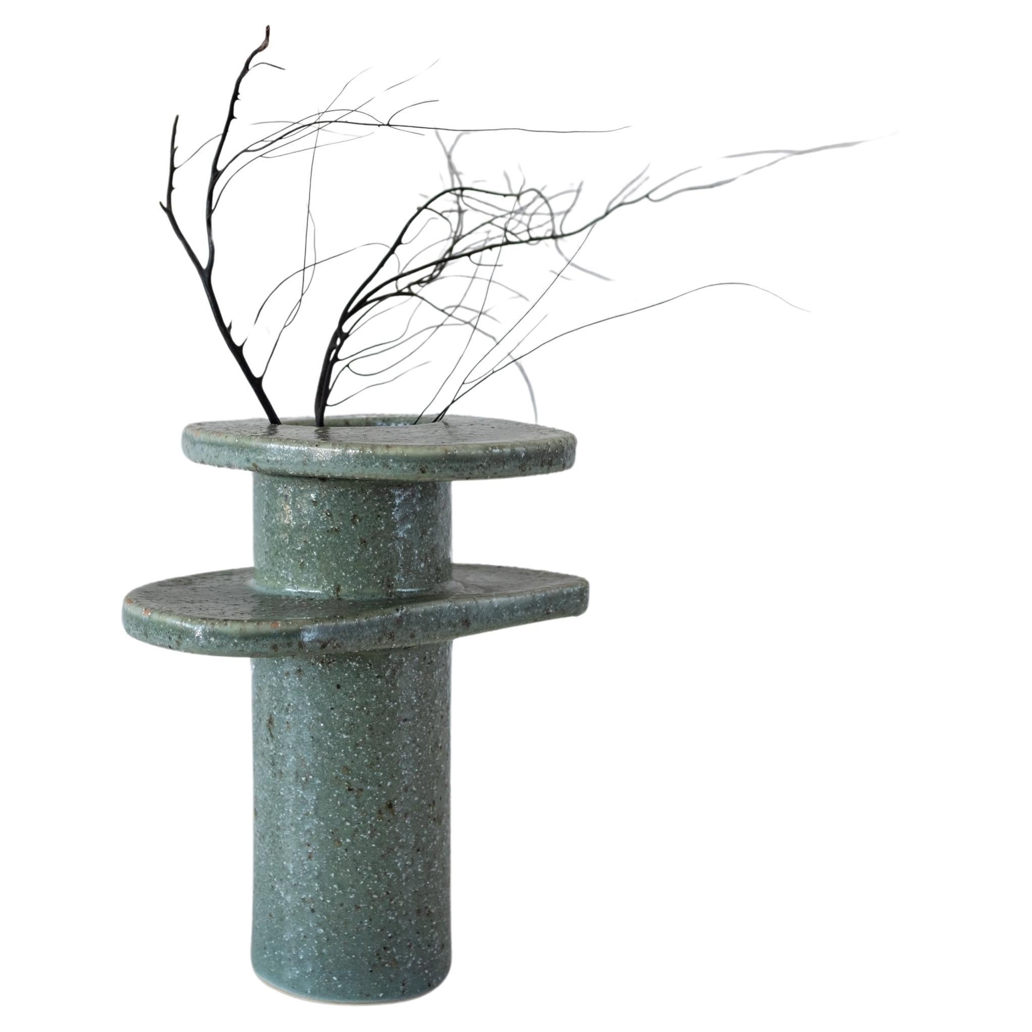 Midcentury Organic Modern Ceramic Ikebana Vase Sculpture 1960s For Sale ...