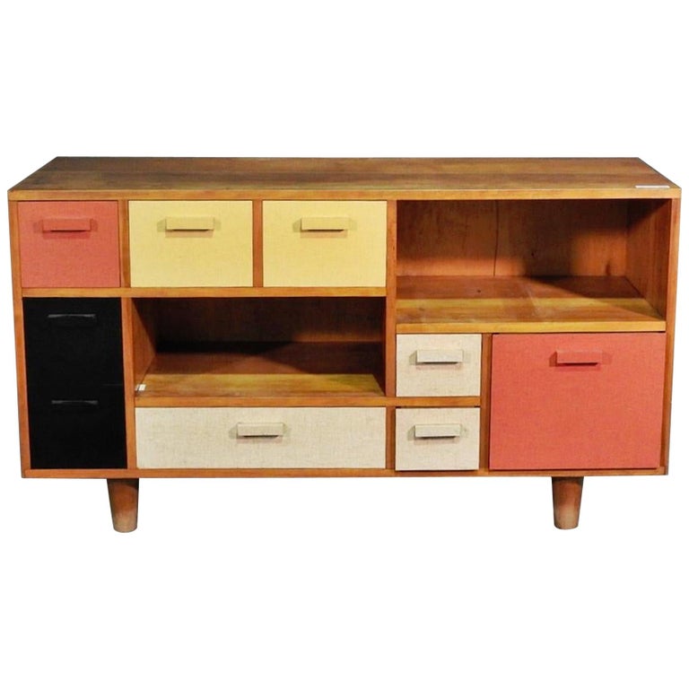 Midcentury Multi Drawer Cabinet at 1stDibs | filing cabinets for sale ...