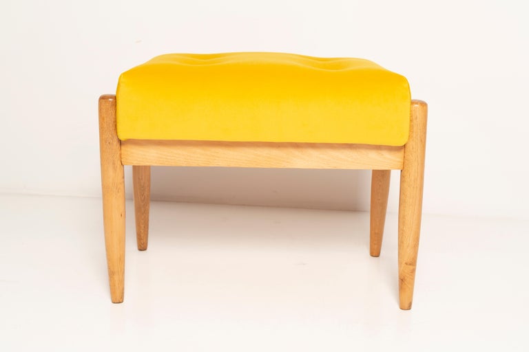 Midcentury Mustard Yellow Vintage Stool, Edmund Homa, 1960s For Sale at ...