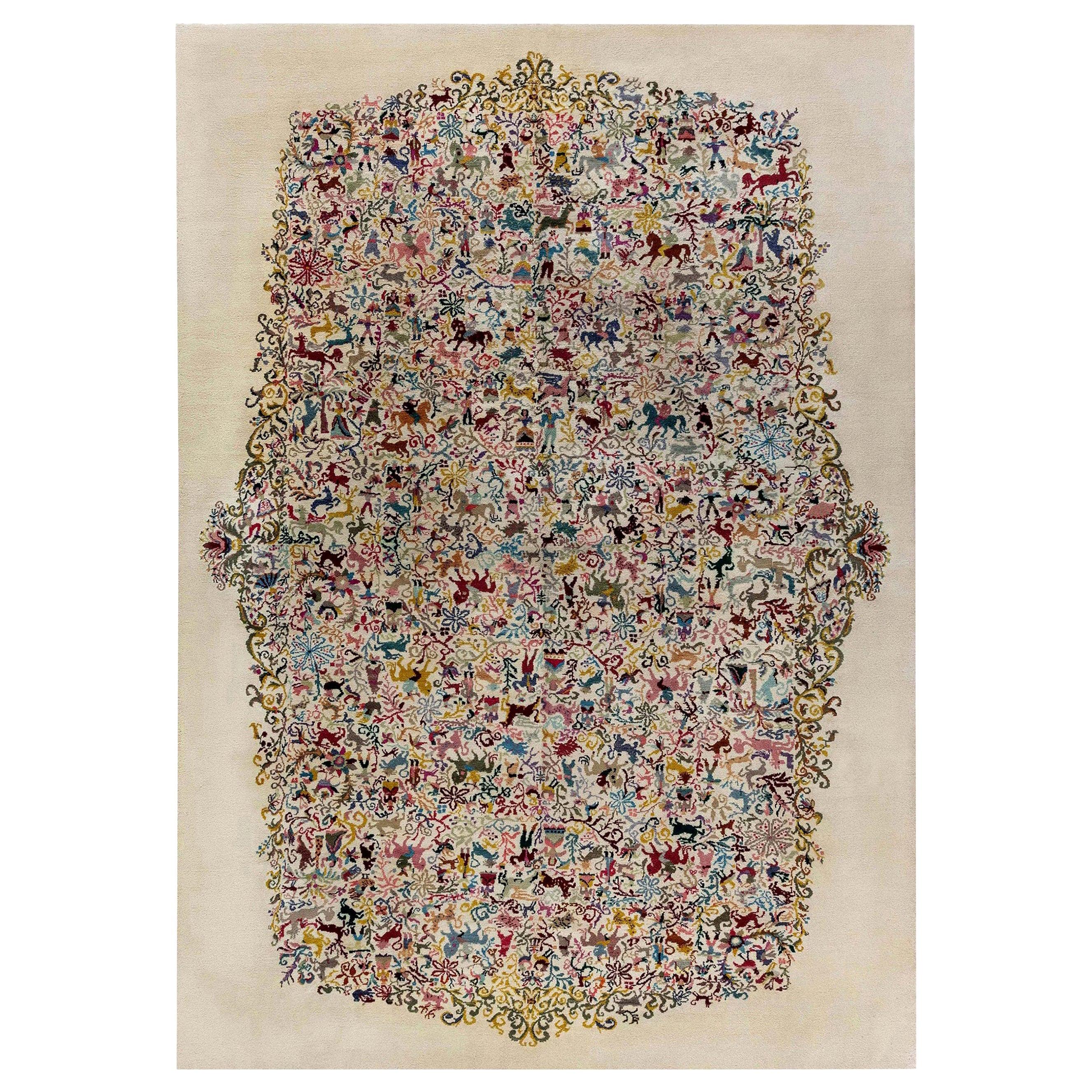 Doris Leslie Blau Collection Midcentury Olga Fisch Caceria 'The Hunt ...