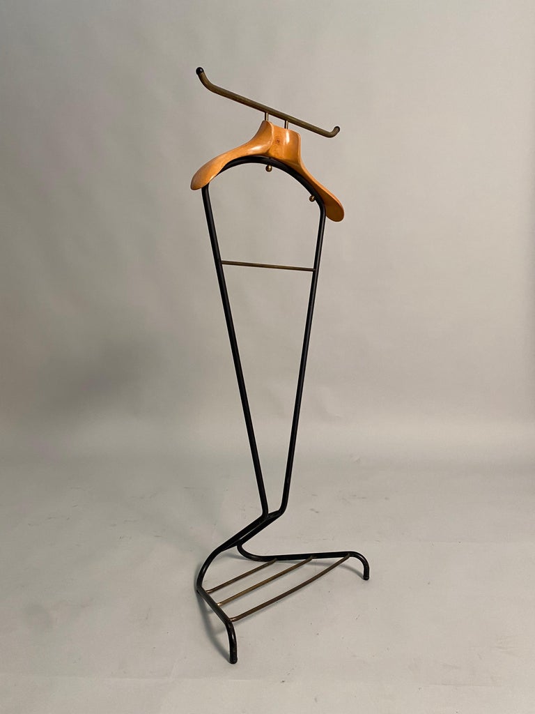 Mid-Century Organic Suit Rack by Fratelli Reguitti 1950 Ca For Sale at ...