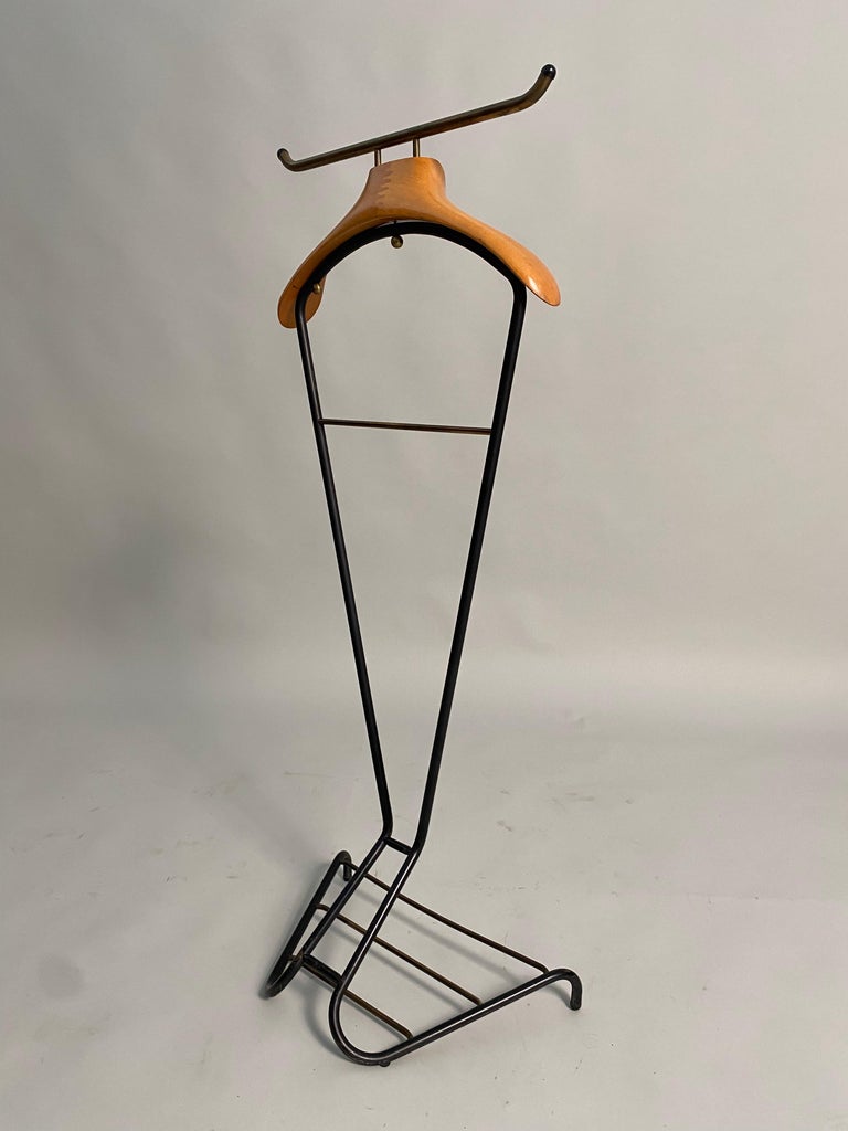 Mid-Century Organic Suit Rack by Fratelli Reguitti 1950 Ca For Sale at ...