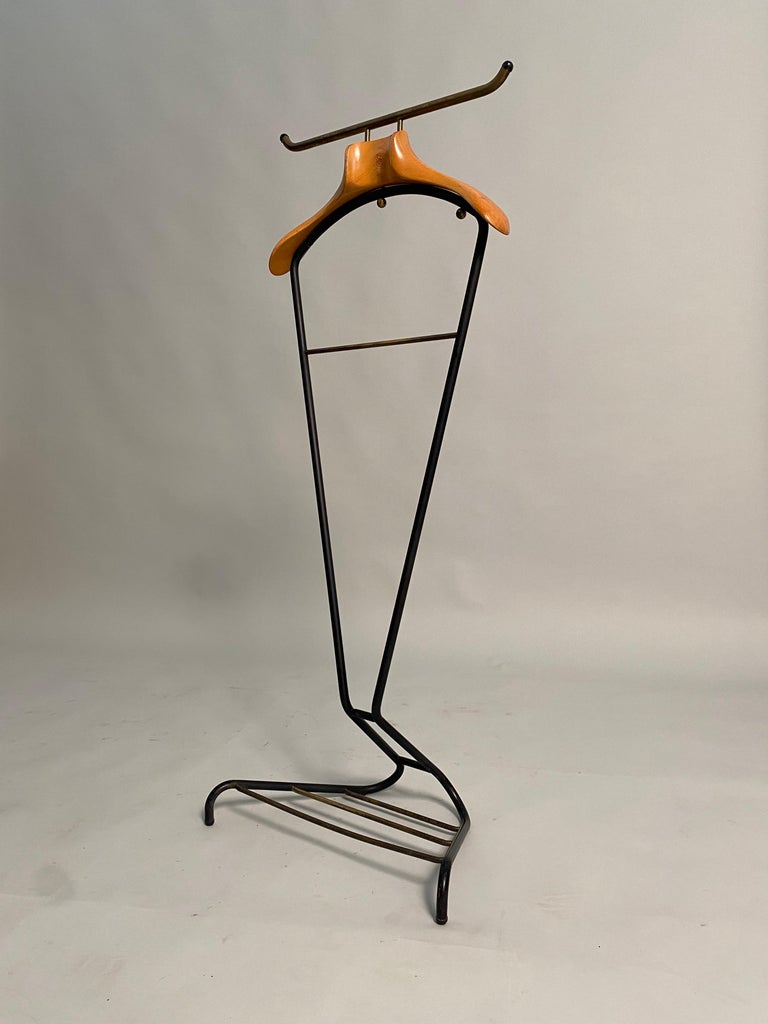 Mid-Century Organic Suit Rack by Fratelli Reguitti 1950 Ca For Sale at ...