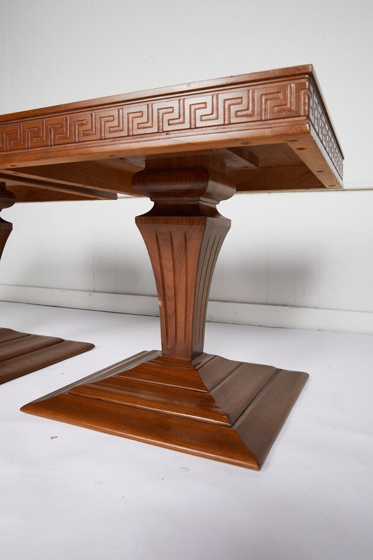 Midcentury Pair of Side Tables with Greek Key Detail at 1stDibs | greek ...