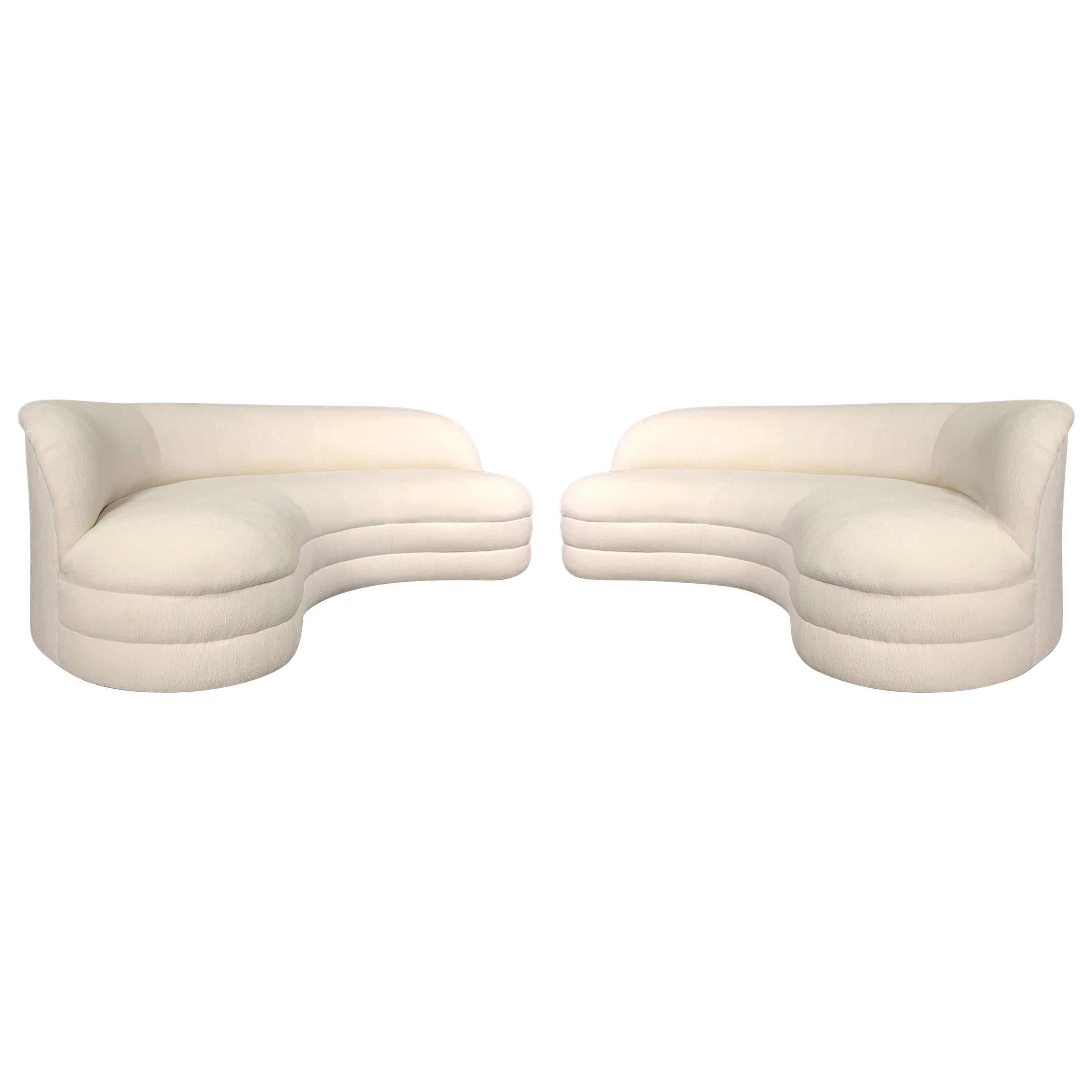 Midcentury Pair of Weiman Sofas at 1stDibs