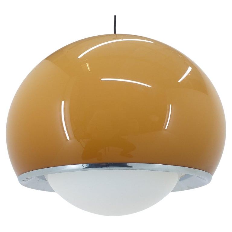 Midcentury Pendant Meblo, Design Harvey Guzzini, Italy, 1970s at 1stDibs