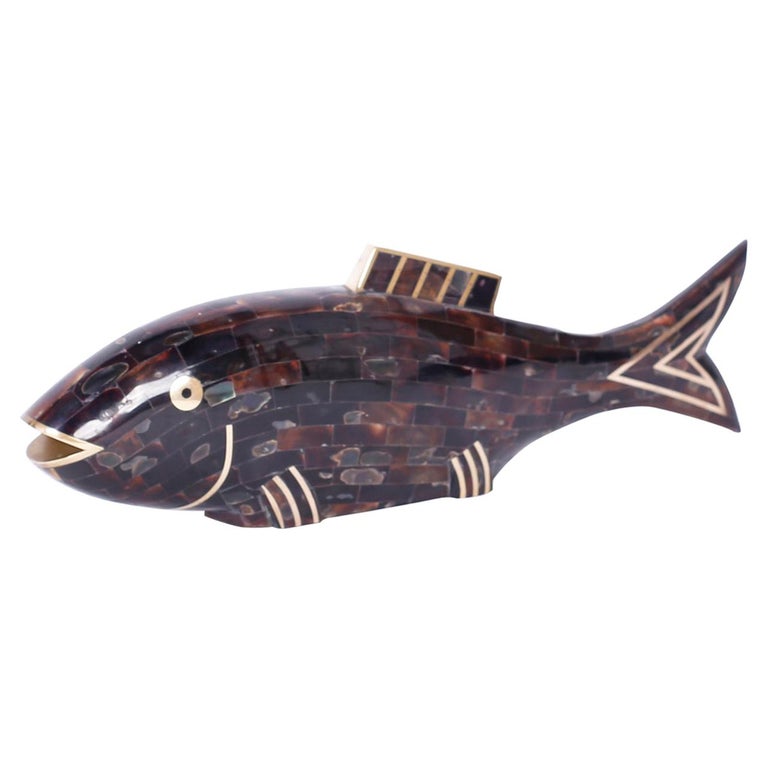 Midcentury Penshell Fish at 1stDibs