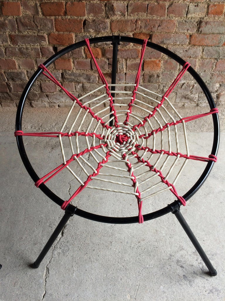 Midcentury Plan O Hoffer Spider Chairs Lounge Patio Chairs, French ...