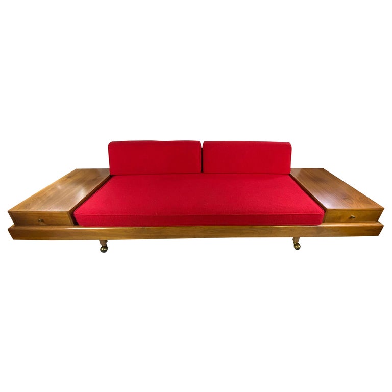 Midcentury Adrian Pearsall 1709-S Style Platform Sofa For Sale at ...
