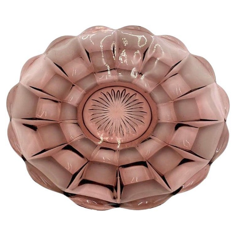 Midcentury Purple Vintage Plate For Sale at 1stDibs