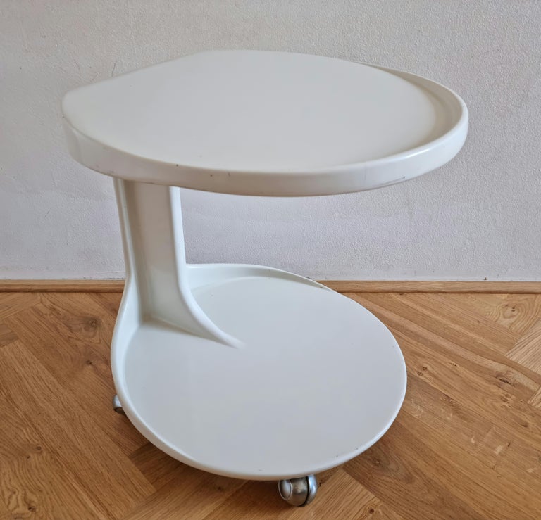 Midcentury Rare Side or Serving Table, Space Age Style, Italy, 1970s ...