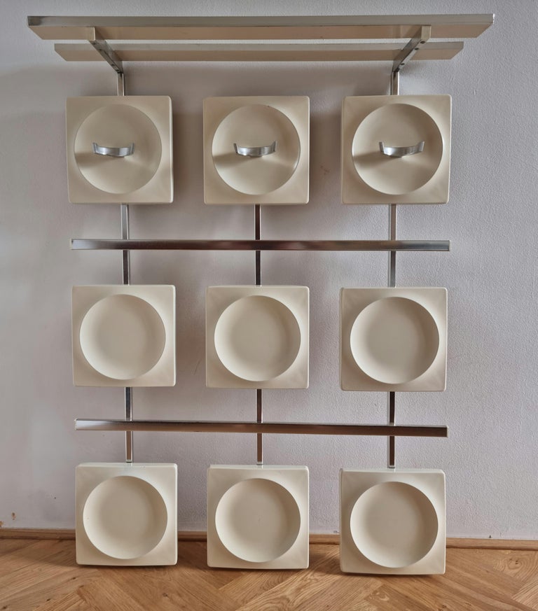 Mid-Century Rare Wall Coat Rack, Germany, 1960s For Sale at 1stDibs