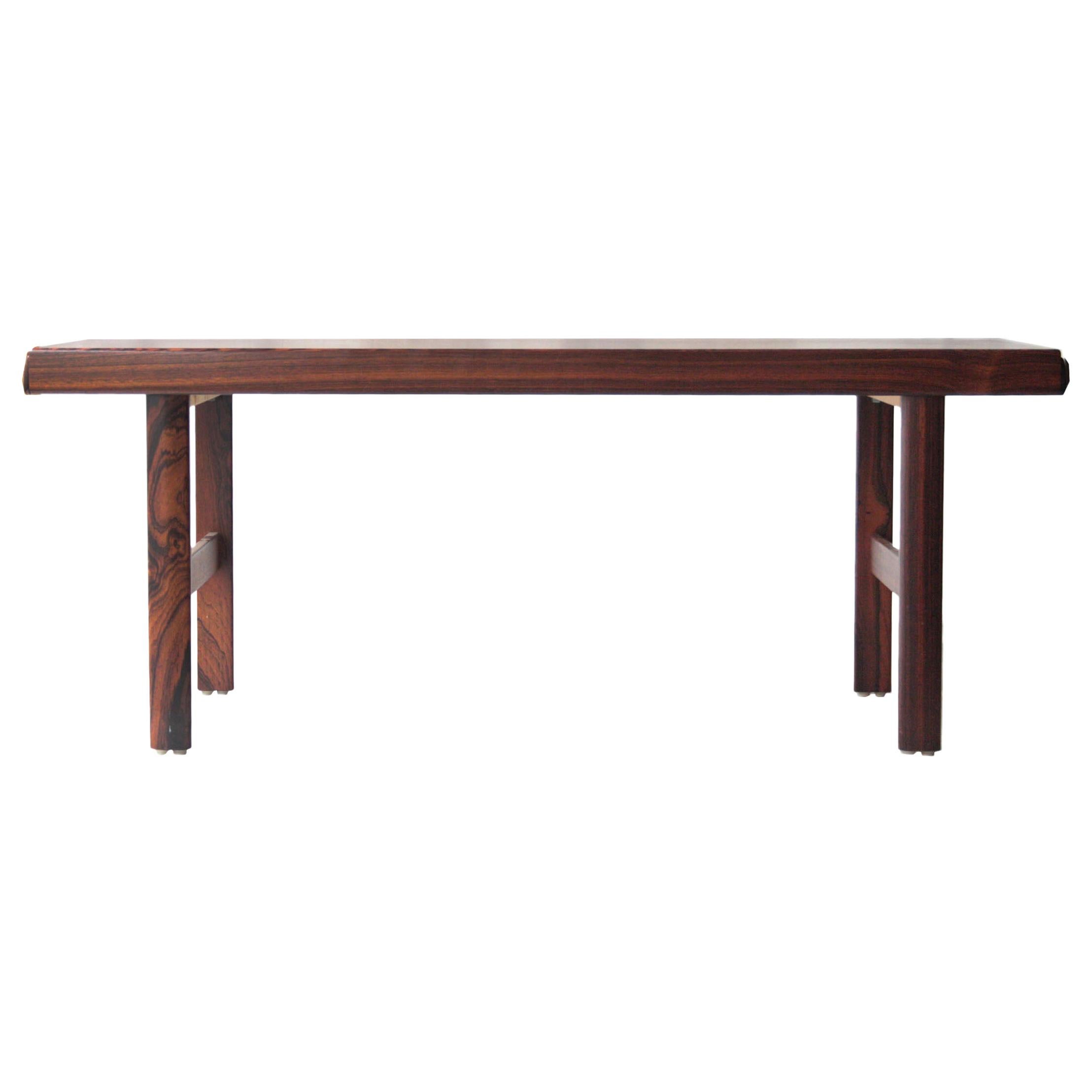 Blue Ceramic Low Center Table For Sale at 1stDibs