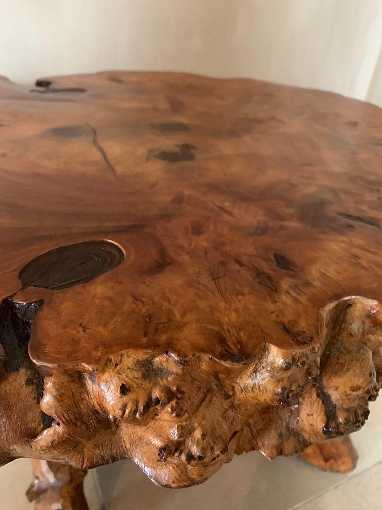 Midcentury Root Table For Sale at 1stDibs
