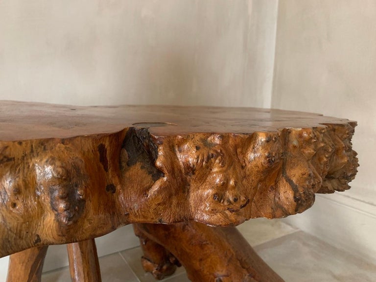Midcentury Root Table For Sale at 1stDibs