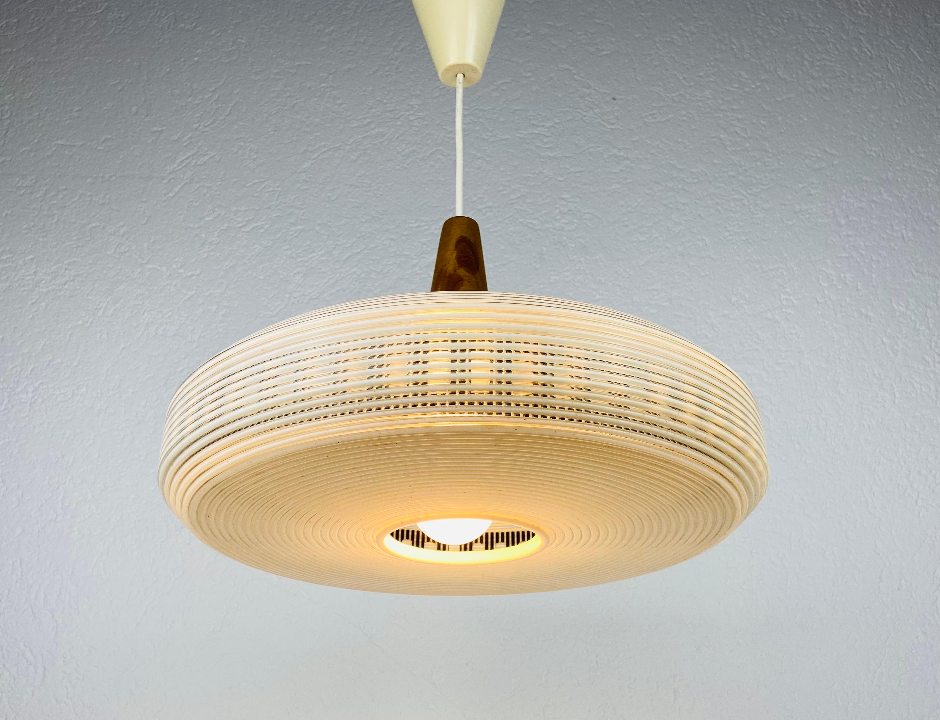 Midcentury Rotaflex Pendant Lamp, 1960s at 1stDibs | rotaflex lamp