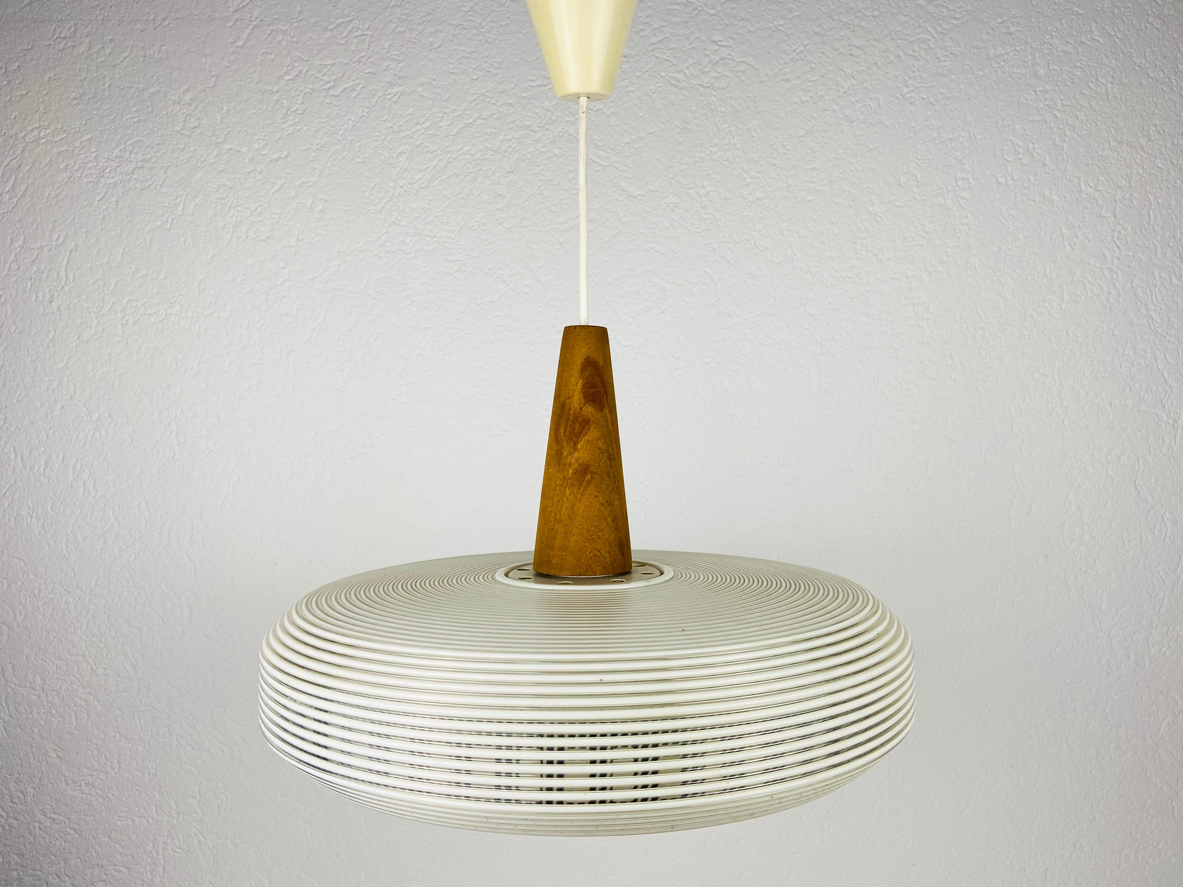 Midcentury Rotaflex Pendant Lamp, 1960s at 1stDibs | rotaflex lamp