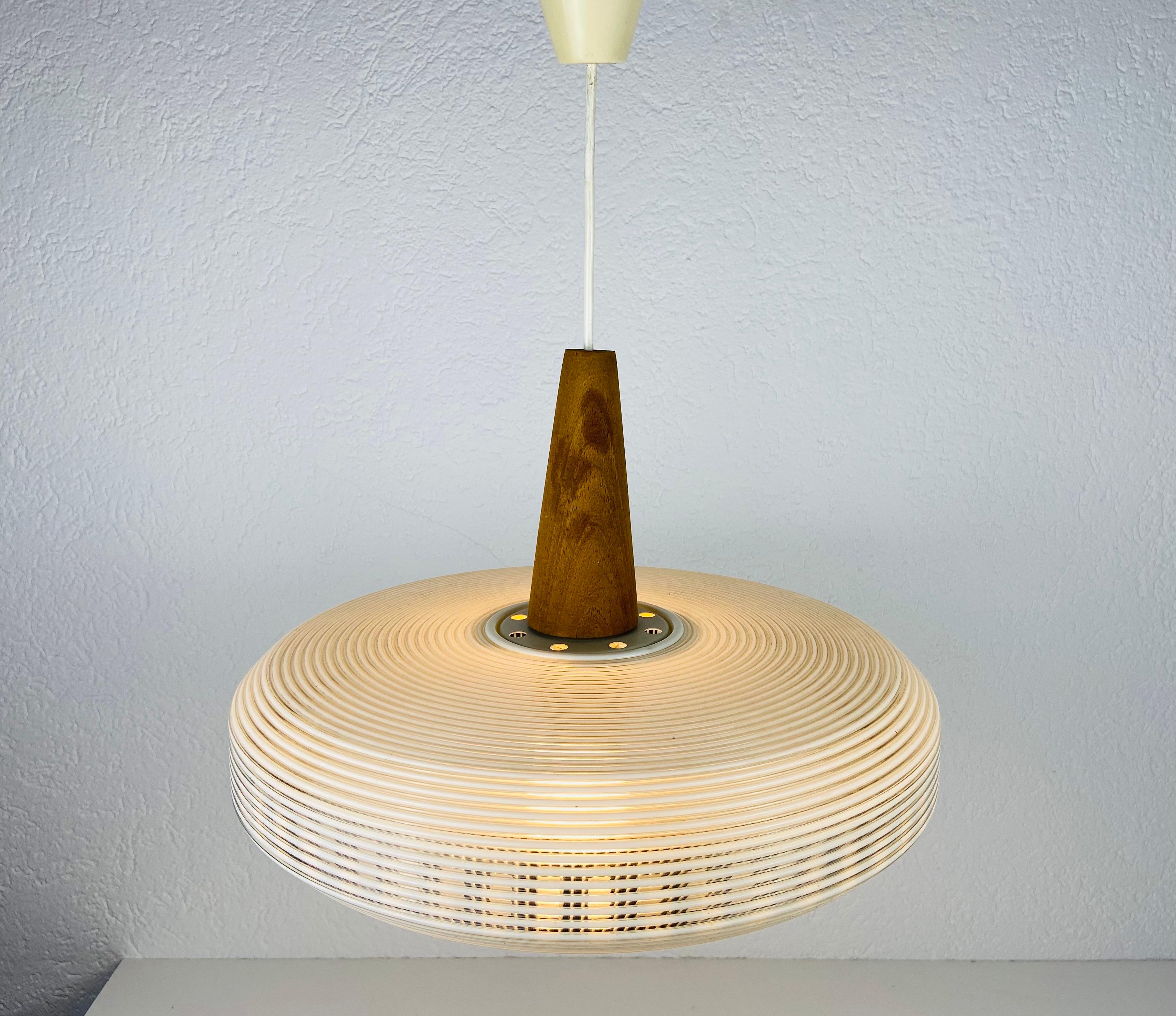 Midcentury Rotaflex Pendant Lamp, 1960s at 1stDibs | rotaflex lamp
