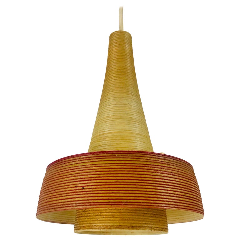 Midcentury Rotaflex Pendant Lamp, 1960s at 1stDibs
