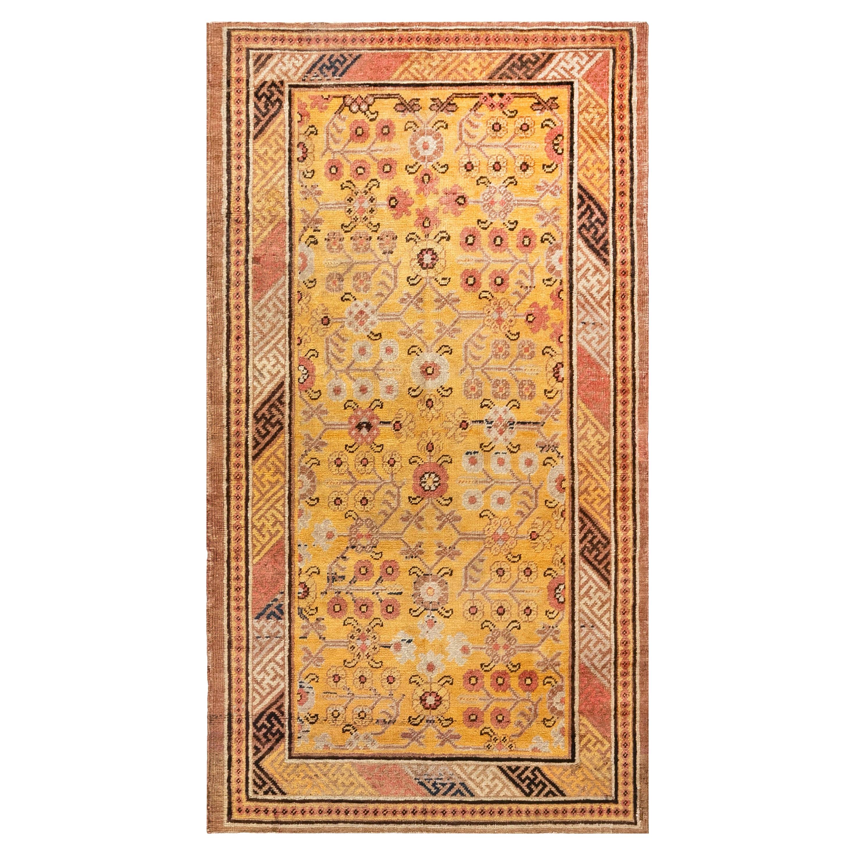 Doris Leslie Blau Collection Midcentury Samarkand Brown Handwoven Wool ...