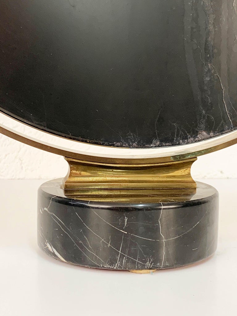 Midcentury Sergio Mazza Round Italian Table Mirror "Narciso" for ...