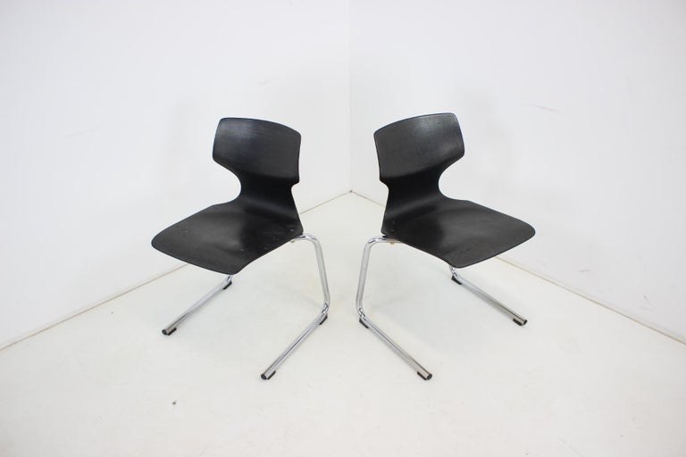 Mid Century Set of 2 Pagwood Chairs by Flototto, 1982 For Sale at 1stDibs