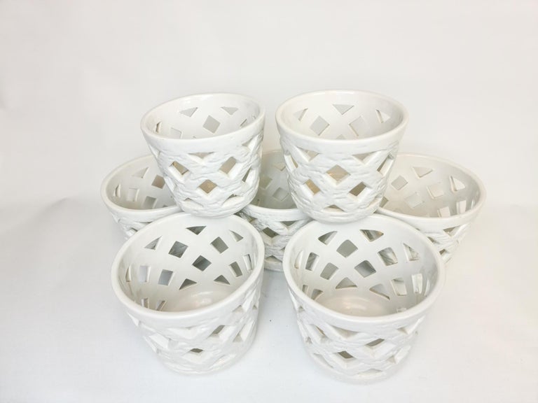 Midcentury Set of 7 Vases/Flower Pots "Chamotte" Rörstrand Gunnar ...