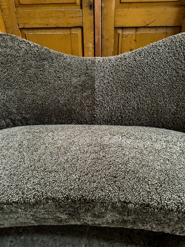 Midcentury Sheepskin/Shearling Sofa Model 'Samspel" Carl Malmsten, 1956 ...