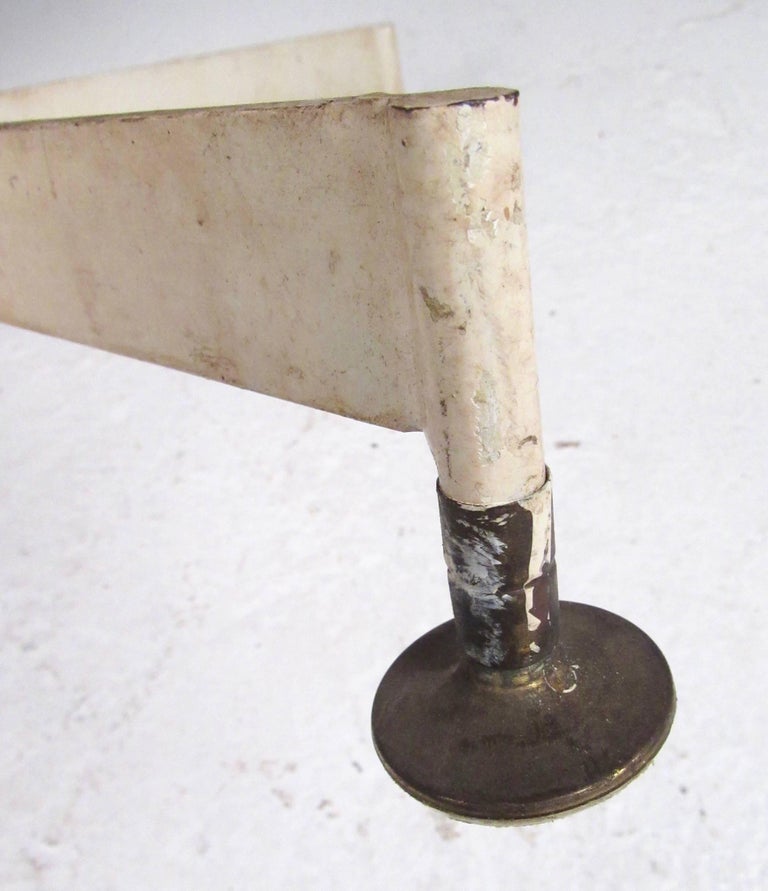 Midcentury Shell Back Swivel Desk Chair For Sale at 1stDibs