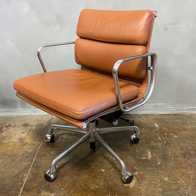 Midcentury Soft Pad Chairs by Eames for Herman Miller at 1stDibs