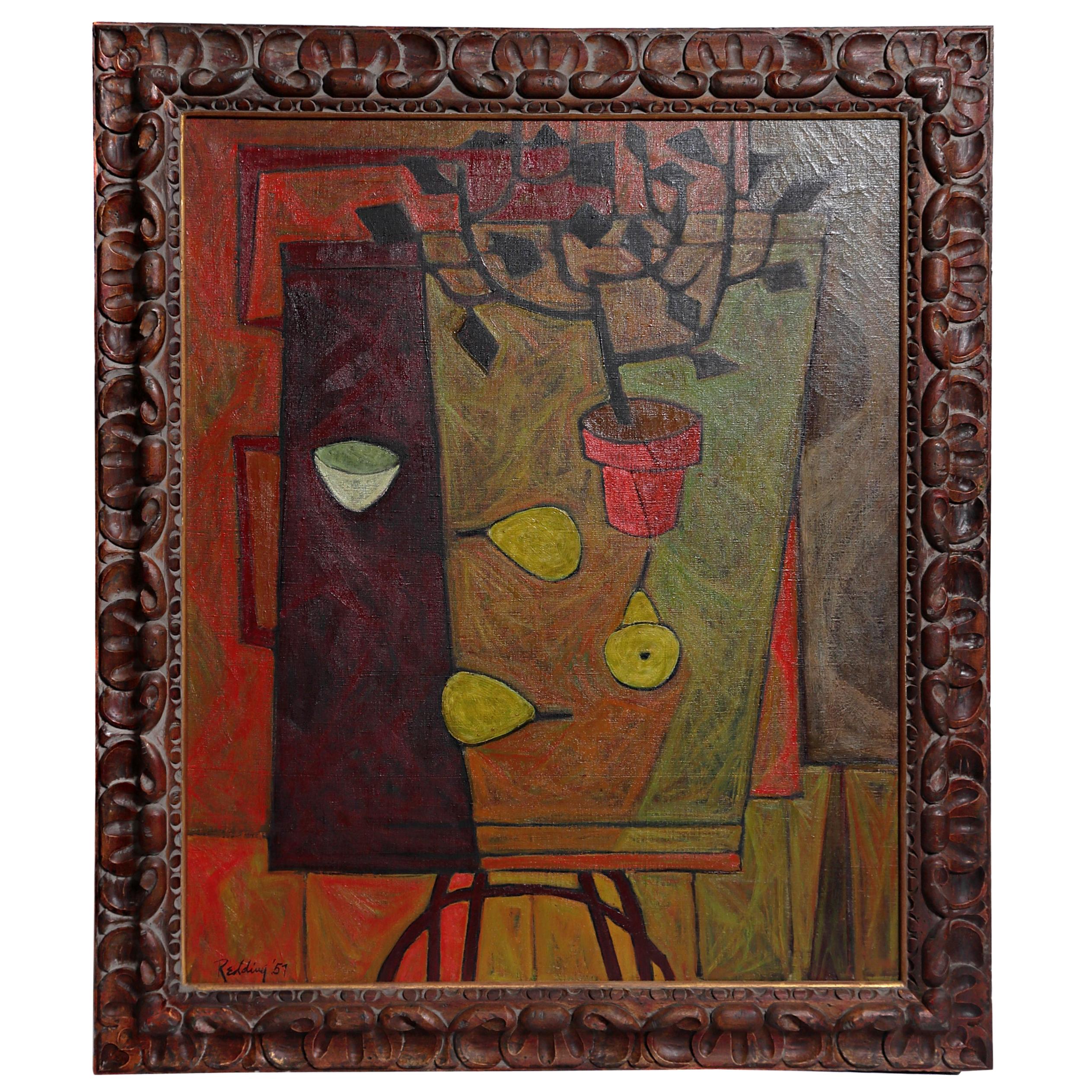 Midcentury "Still Life with Pears" by Walter Redding For Sale at 1stDibs