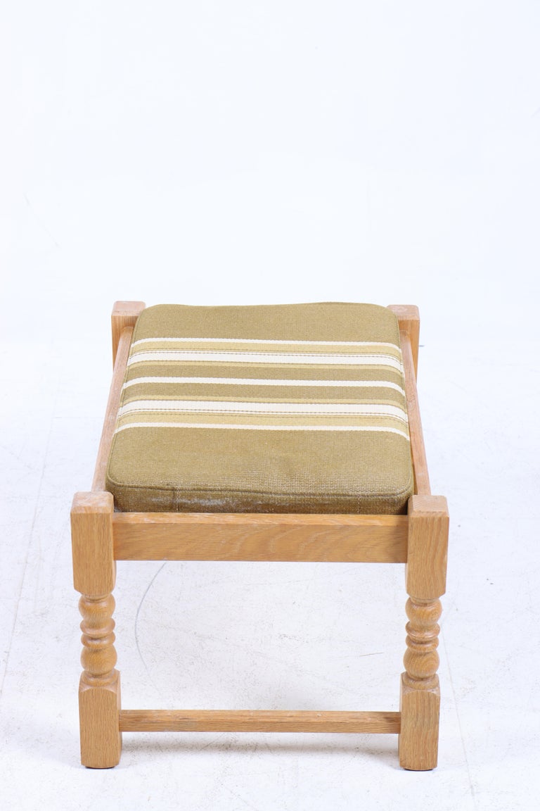 Midcentury Stool in Oak, Made in Denmark, 1950s For Sale at 1stDibs