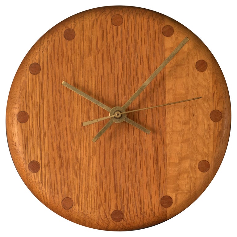 Mid Century Studio Wall Clock at 1stDibs