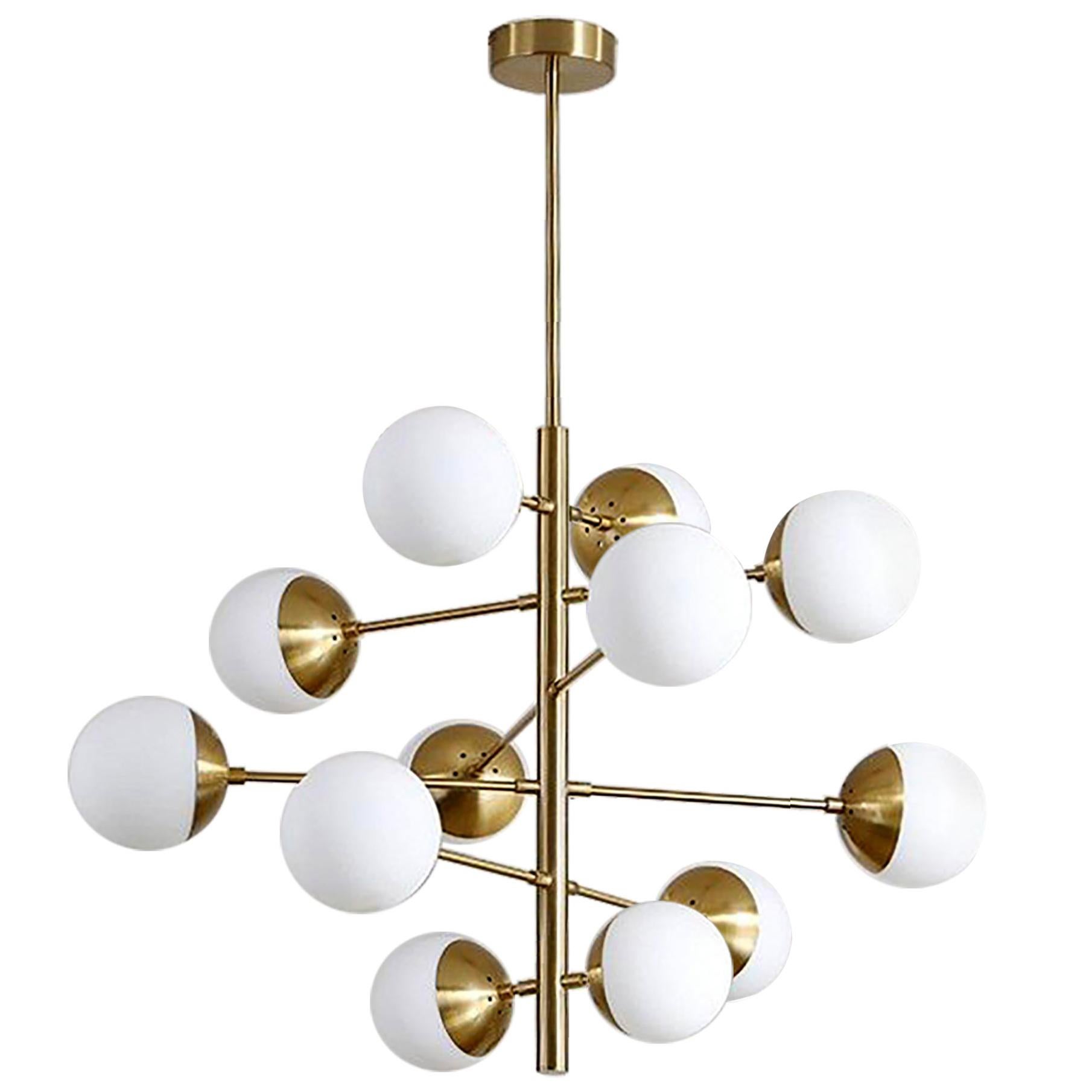 Collection of Red Radial Wave Pendants at 1stDibs